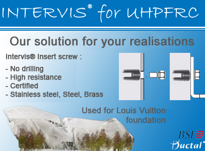 INTERVIS® for Ultra high performance fiber-reinforced concrete (UHPFRC)